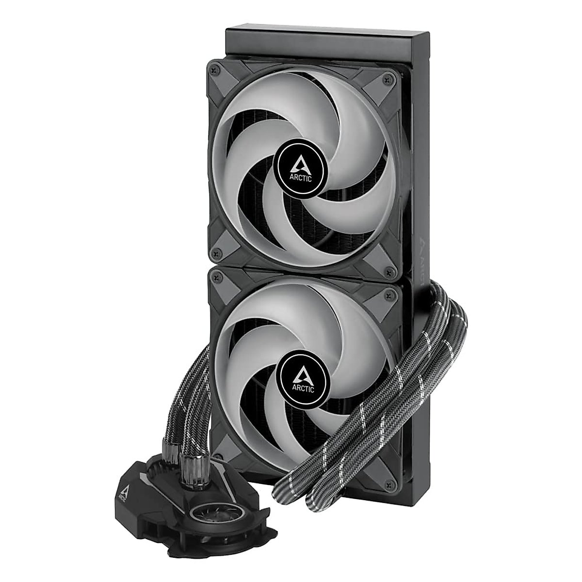 ARCTIC Liquid Freezer II 280 RGB (incl. Controller) - Multi-Compatible All-in-one CPU AIO Water Cooler with RGB, efficient PWM-Controlled Pump, Fan Speed: 200-1900 RPM, LGA1700 Compatible - Black