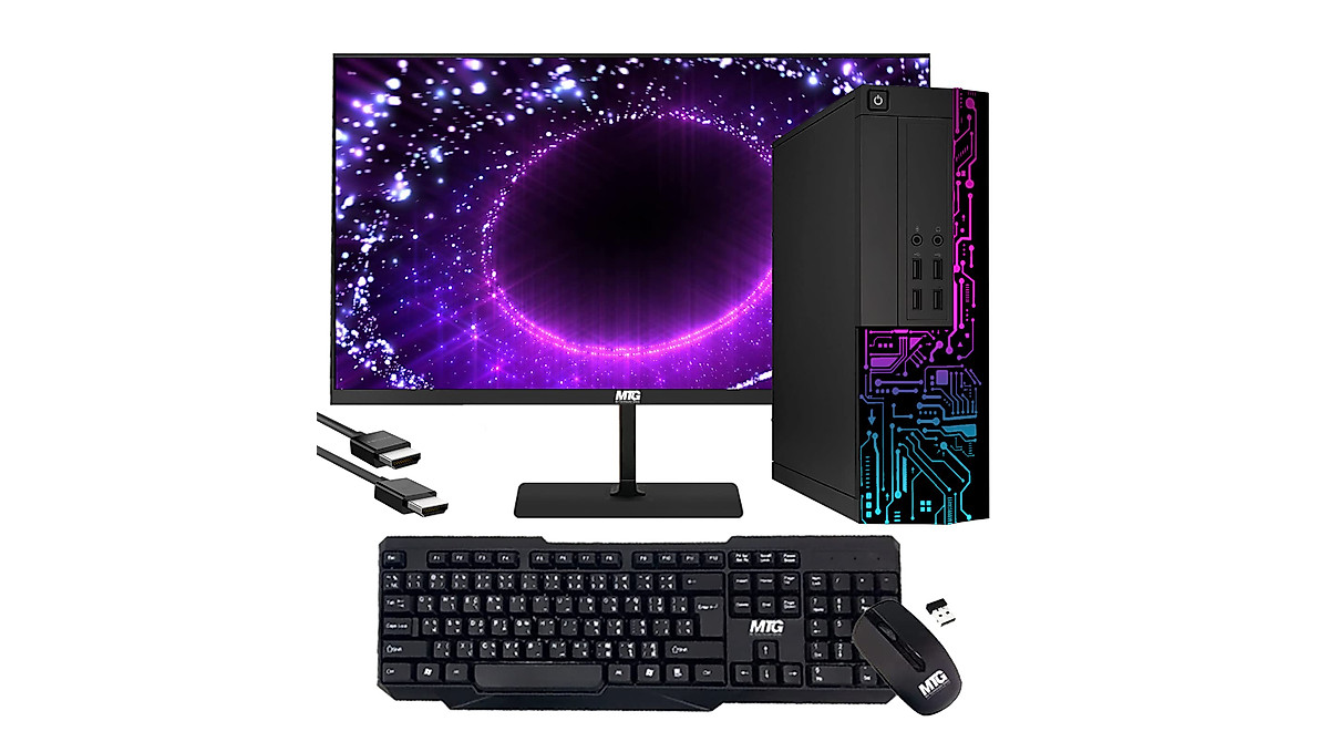 TechMagnet Gaming PC & Monitor Bundle - Intel i5, 16GB RAM