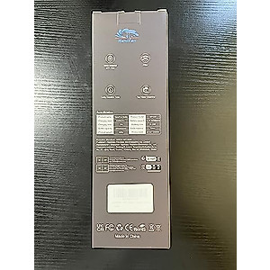 HandFan Bottle - 20 oz, 2 Lids (Straw Lids), Leak Proof - Fitness Water Bottles and Flasks with Cooling Handheld Fan for Men, Women and Children - Valentine's Day Gift for Men or Women - Blue