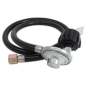 UpStart Components BBQ Gas Grill Propane Regulator Hose Replacement Parts for Weber Summit S-670 LP (2009) - Compatible Barbeque 41 Inch Regulator and Hose