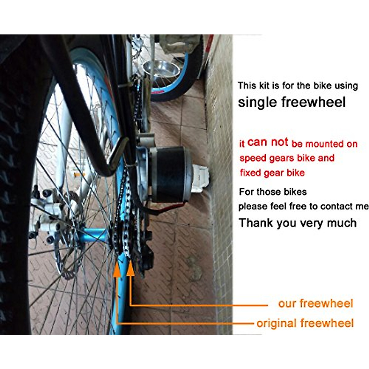 L-faster 24V36V250W Electric DC Motor Brushes Motor for Electric Bike Conversion Kit Electric Bicycle Scooter Motor (36V 250W)