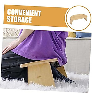 BELLIFFY Meditation Stool Foldable Stool Kneel Mat Stool Zen Small Stool Household Stool Yoga Seat Stool for Meditation Zen Stools Kneeling Bench Non-Skid Stool Kneel Stool