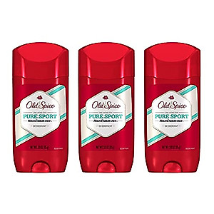 Old Spice Deodorant for Men Pure Sport Scent High Endurance 3 Ounce (Pack of 3)