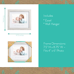Kate & Milo Rustic Me & My Sister Frame, Sibling Keepsake, Ideal Little or Big Sister Gift, Gender Neutral Nursery Decor