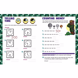 The Best and Biggest Fun Workbook for Minecrafters Grades 1 & 2: An Unofficial Learning Adventure for Minecrafters