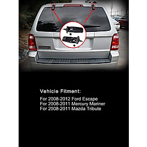 Rear Window Liftgate Glass Hinge Set Right & Left Fits for Ford Escape Mercury Mariner Mazda Tribute 2008-2012 Tailgate Rear Hatch Glass 8L8Z-78420A68-C 8L8Z-78420A68-D 8L8Z78420A68C 8L8Z78420A68D