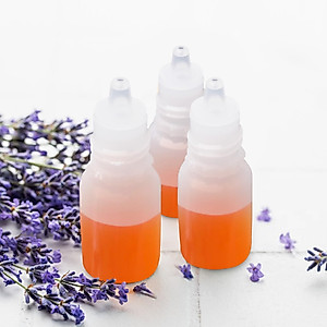 Olutacot 220 Pcs Dropper Bottles Eye Dropper Bottle Bulk Small Plastic Liquid Container Portable Squeezable Eye Liquid Dropper with Caps and Plug for Oil Eye Liquid Storage (5ml)