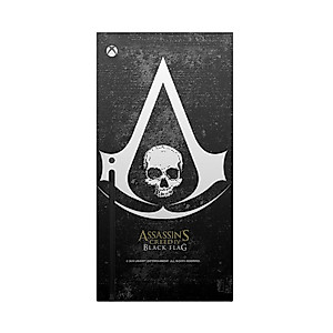 Head Case Designs Officially Licensed Assassin's Creed Grunge Black Flag Logos Vinyl Sticker Gaming Skin Case Cover Compatible with Xbox Series X Console and Controller Bundle