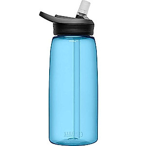 CamelBak eddy+ BPA Free Water Bottle, 32 Oz, True Blue, 1L