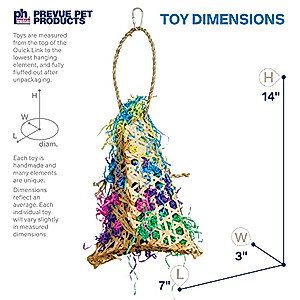 Prevue Hendryx Forage & Engage Calypso Creations Fiesta Handbag Bird Toy 62604