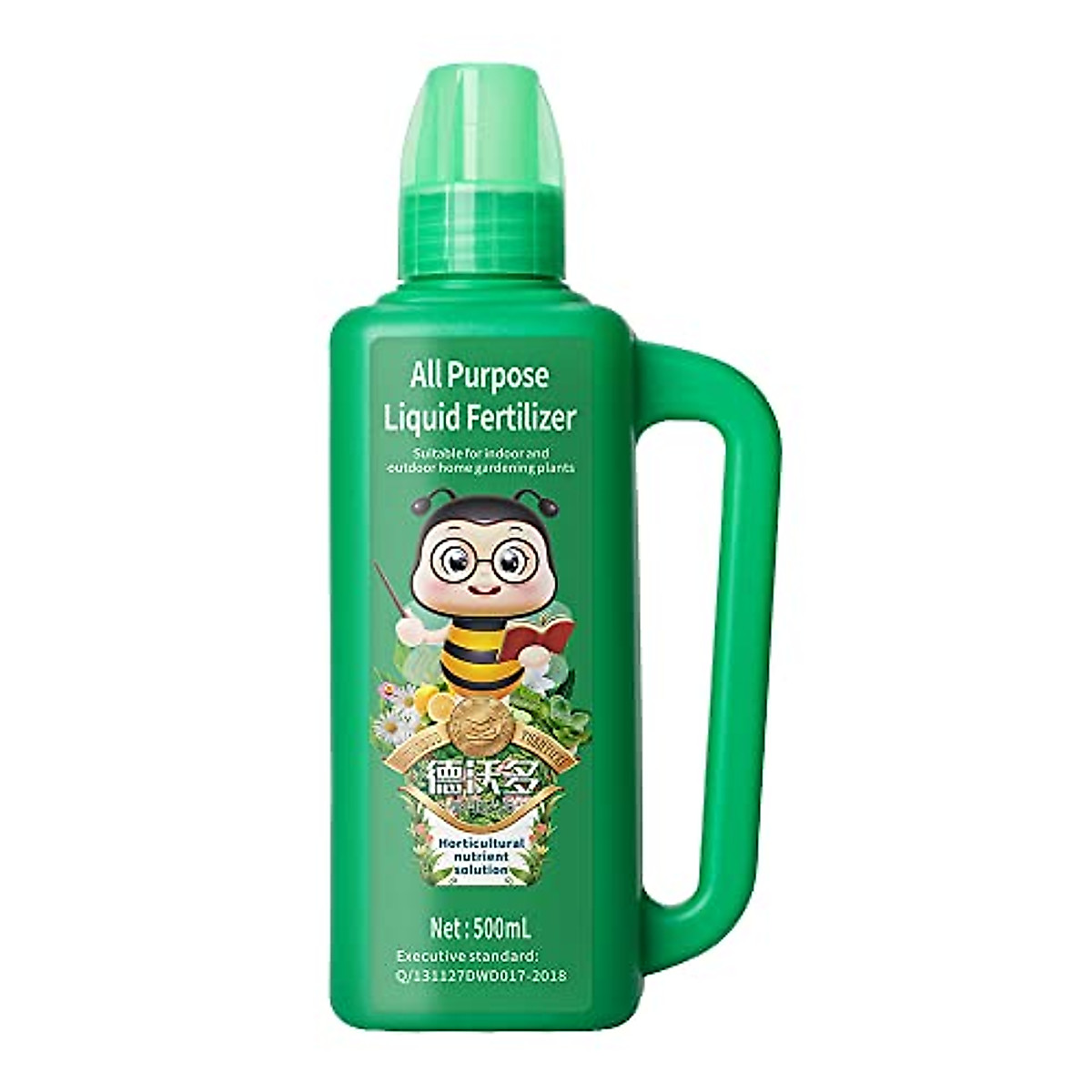 DWD 20-20-20 Liquid Fertilizer Indoor Plant Food All Purpose Plant Water Soluble Fertilizer Potted Liquid Plant Food Outdoor Garden Trees Flowers Fertilizer for Rooting Blossom 0.5Qt