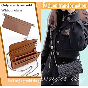 Lckaey Bag accessories kit wallet chain insert-Emily wallet for Sarah bag Crossbody inner bag 3015-black