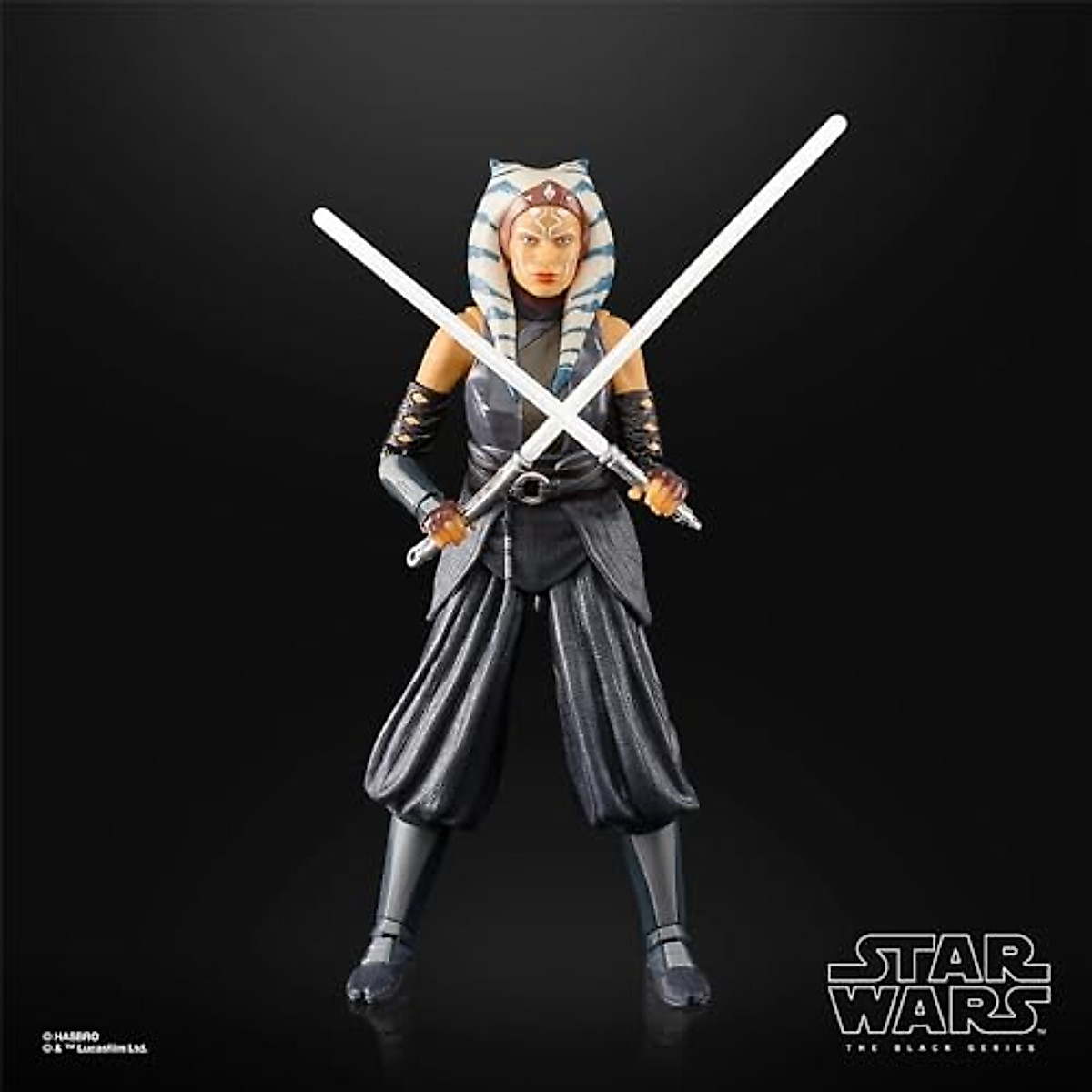 STAR WARS The Black Series Ahsoka Tano Toy 6-Inch-Scale The Mandalorian Collectible Action Figure, Toys for Kids Ages 4 and Up