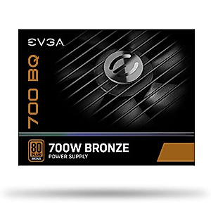 EVGA 700 BQ, 80+ Bronze 700W, Semi Modular, 5 Year Warranty, Power Supply 110-BQ-0700-V1
