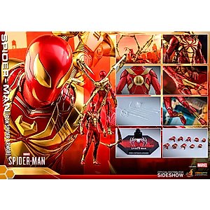 Hot Toys 1:6 Spider-Man - Iron Spider Armour - Marvel Comics Amazing Spider-Man Multicolor HT904935