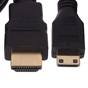 ProAm USA 30 ft HDMI Cable - 4K 30AWG Mini-HDMI (Type C) to HDMI (Type A)