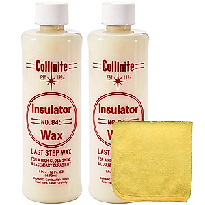 Collinite Insulator Wax 2 Pack and Towel Combo
