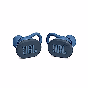 JBL Endurance Race Waterproof True Wireless Active Sport Earbuds, with Microphone, 30H Battery Life, Comfortable, dustproof, Android and Apple iOS Compatible (Blue)