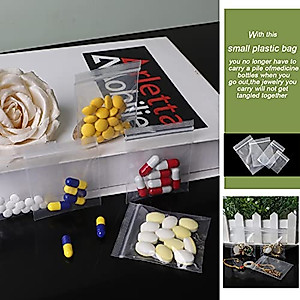 Mini Plastic Bags,400pcs 3"*3" Transparent Small Plastic Bags,JINYONBAG Small Zipper Bags for Jewelry, Coins, Beads,Small Items.......