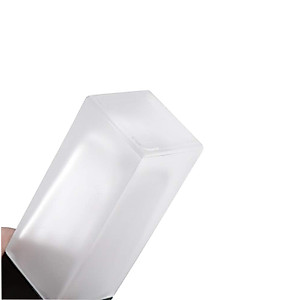 USRommaner 4 Pack,1 oz/30ml Matte Glass Essence Lotion Pump Bottle,Empty Square Cosmetic Container Travel Liquid Foundation Base Dispenser Vials with Pressure Pump Head and Lid