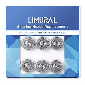 Limural Electric Shaver Razor for Men Replacement Shaver Blades for 8305, 8317 (6PCS)