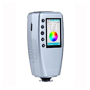 Colorimeter, 4/8mm Portable Colorimeter Color Analyzer Digital Precise LAB Color Tester Color Difference Meter TFT Color Display WR10 Series(4mm WR-10QC)