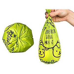 My AlphaPet Compostable Dog Poop Bags - Cornstarch Earth Friendly - Highest ASTM D6400 Rated - 120 Count 8 Unscented Refill Rolls - Large Size 9 x 13 Inches - Leak Proof Doggie Waste Bags