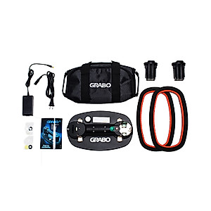 GRABO Nemo (2 Batteries, 2 Seals) - Electric Vacuum Suction Cup Lifter for Wood, Paver, Drywall, Marble, Tile and More (Lifts up to 375 lbs)