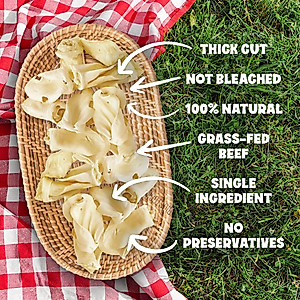 Cows Ears for Dogs, Thick and Large Dog Ears, Single Ingredient and No Odor Cow Treats, Long Lasting Cow Ears, Natural & Grass-fed Dog Treat Animal Ears, Cow Ears for Puppies and All Breeds (30 Pack)