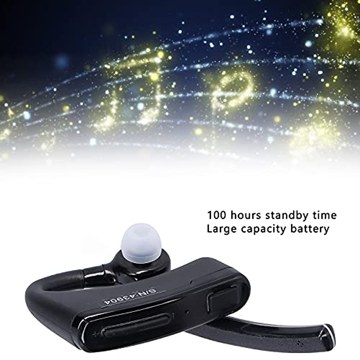 Walkie Talkie Bluetooth Headset for Motorola for HYT, Mini PTT Button and Bluetooth Adapter, Two Way Wireless Bluetooth Headset, for iPhone/Android and Other Bluetooth Devices