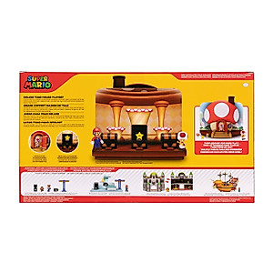 Super Mario Action Figures 2.5" Deluxe Toad Playset