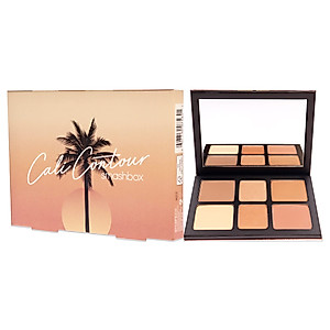 The Cali Contour Blush, Highlighter, & Bronzer Face Palette, Light to Medium
