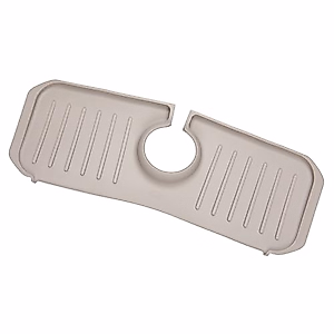 Clorox KeptClean Kitchen Faucet Splash Guard, one size, Almond Cream