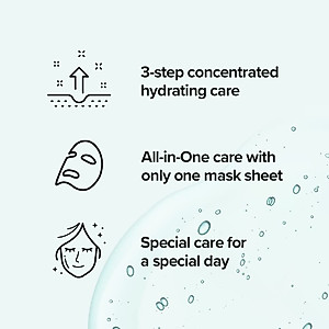 JMsolution Marine Luminous Pearl Deep Moisture 3 Step Skin Care Facial Mask - Korean Skincare - boosting Brightening Moisturizing-10 Sheets for Dry Skin