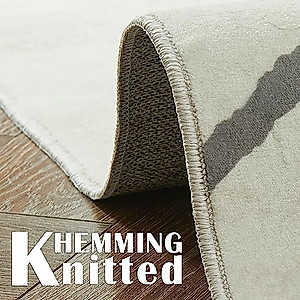 jinchan Area Rug 3x5 Abstract Rug Grey Gray Rug Aesthetic Minimalist Rug Entryway Indoor Floor Cover Print Carpet Thin Rug Modern Rug Lightweight Kitchen Living Room Bedroom Dining Room Office