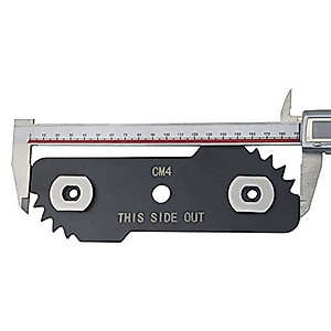 2-Pack EB-007 Edge Hog Heavy-Duty Edger Replacement Blades Compatible with Black+Decker 7-1/2-inch, for LE750-CASE Cut with 4-wear Indicators