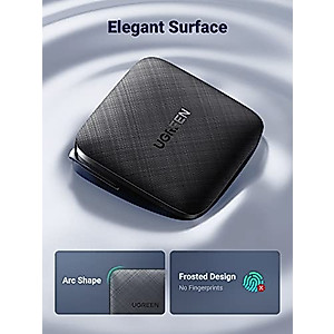 UGREEN 66w USB C Charger, 2 Ports Foldable Wall Charger, PD 65W Charger Power Adapter Compatible with MacBook, Dell/HP Laptops, iPad, iPhone 14, Galaxy S22/S21, Steam Deck, and More