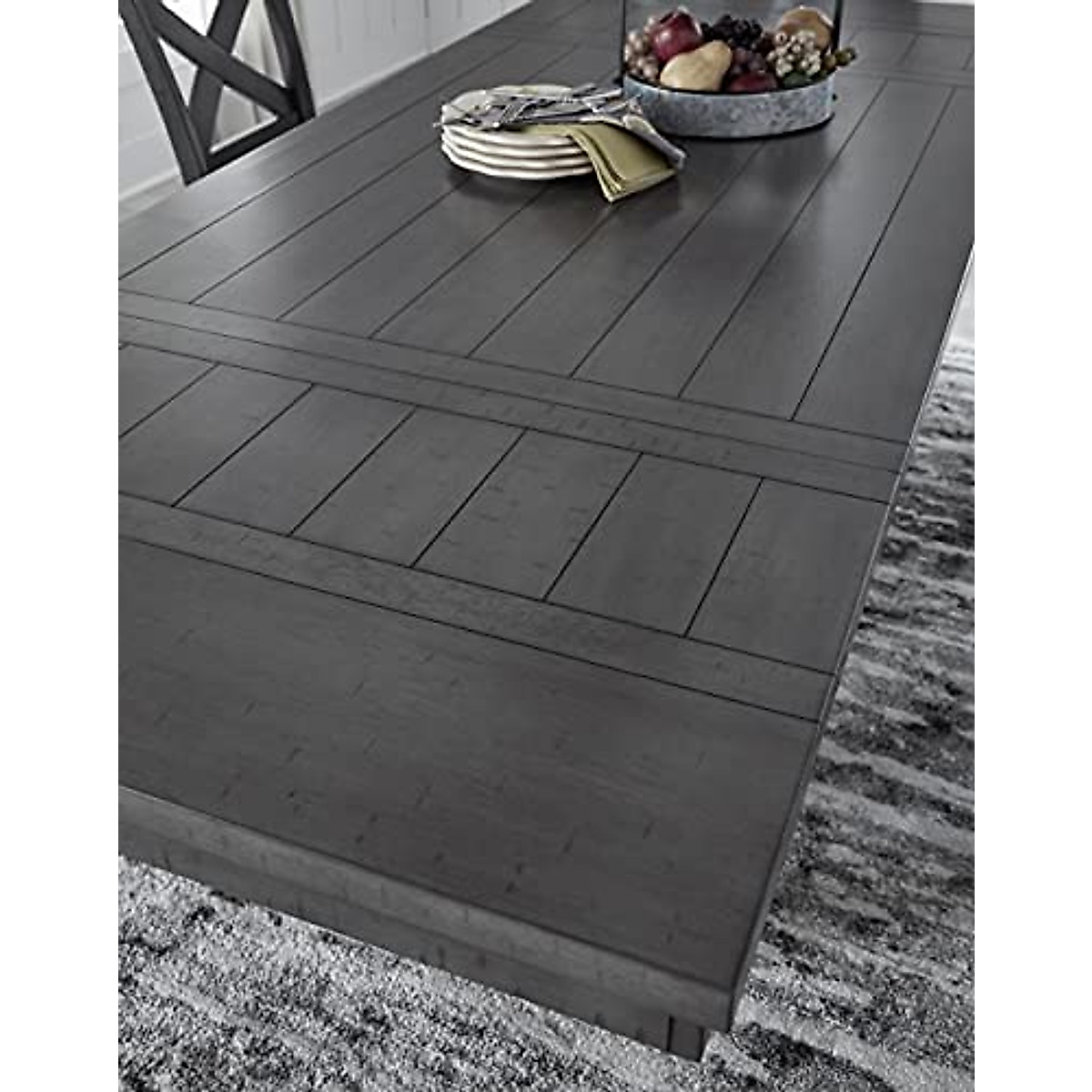 Signature Design by Ashley Myshanna Counter Height Dining Extension Table, 0, Gray
