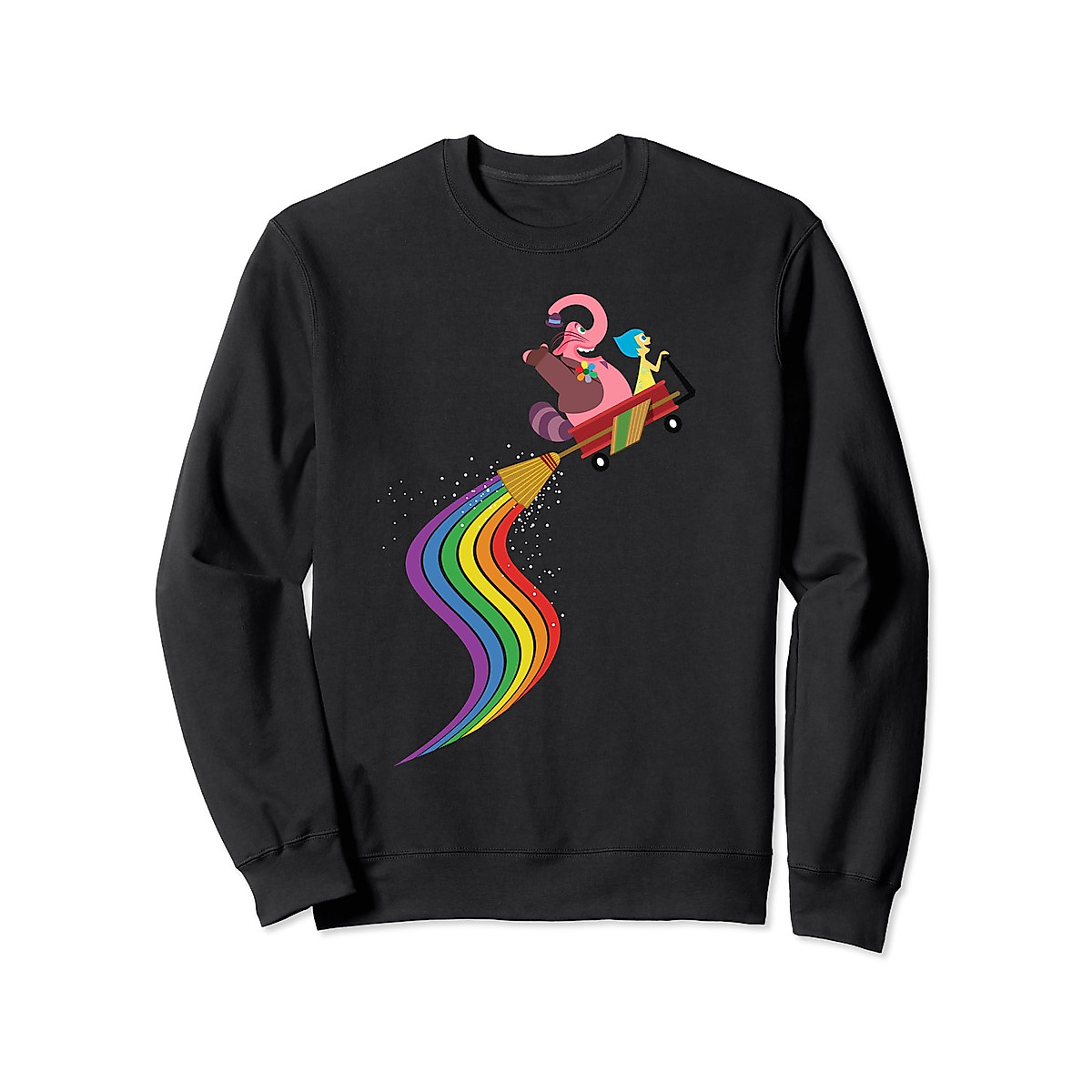 Disney Pixar Inside Out Bing Bong and Joy Rainbow Sweatshirt
