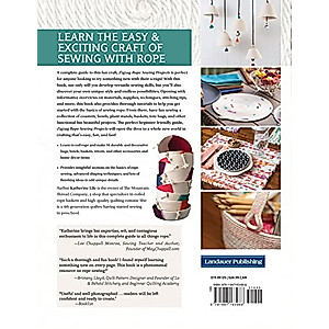Zigzag Rope Sewing Projects: 16 Home Accessories to Make with a Simple Stitch (Landauer) Learn the Craft of Sewing with Rope - Create Durable and Decorative Bags, Bowls, Baskets, Trivets, and More