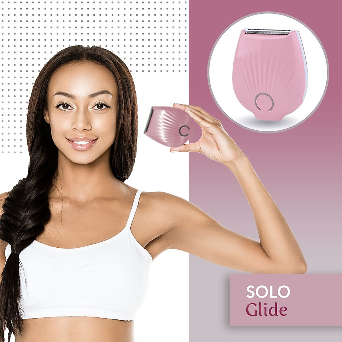 Women’s Electric Razor Shaver Trimmer - For Wet & Dry Hair - Use on Face, Legs and Bikini Area…