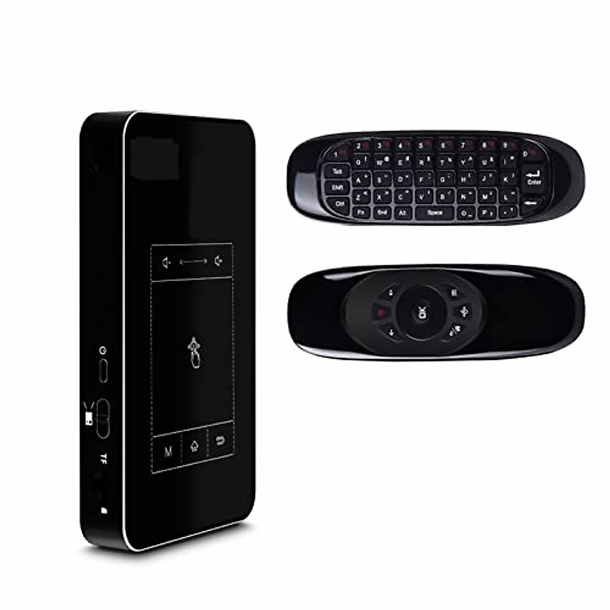 T18 (2G+32G) Android 7.1.2 Smart Projector Mini DLP Projector Support AC3 HD 1080P Video Beamer BT4.1 Airplay DLNA ( Color : 2G 32G and Mouse )