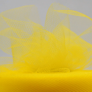 Yellow Tulle Fabric Roll 6 Inch X 300 FT (100 Yards) Matte Tulle Ribbon Netting Mesh Spool for DIY Tutu Skirt Wedding Bow Gift Wrapping Baby Shower Christmas Party Halloween Decorations