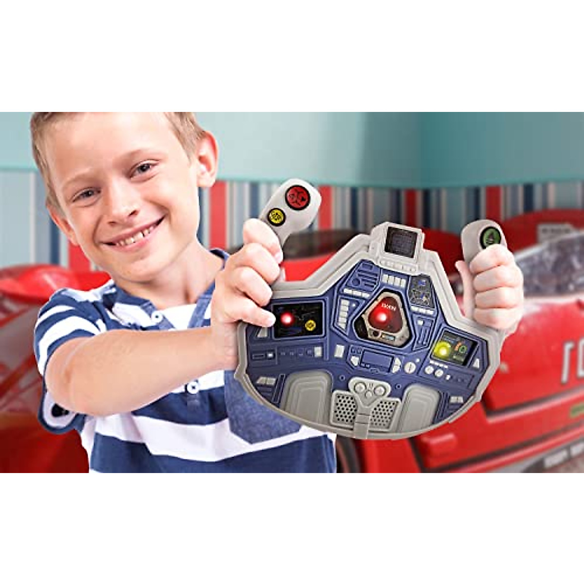 Disney Pixar Lightyear Toy Steering Wheel for Kids, Toddler Toy with Sound Effects for Fans of Toy Story