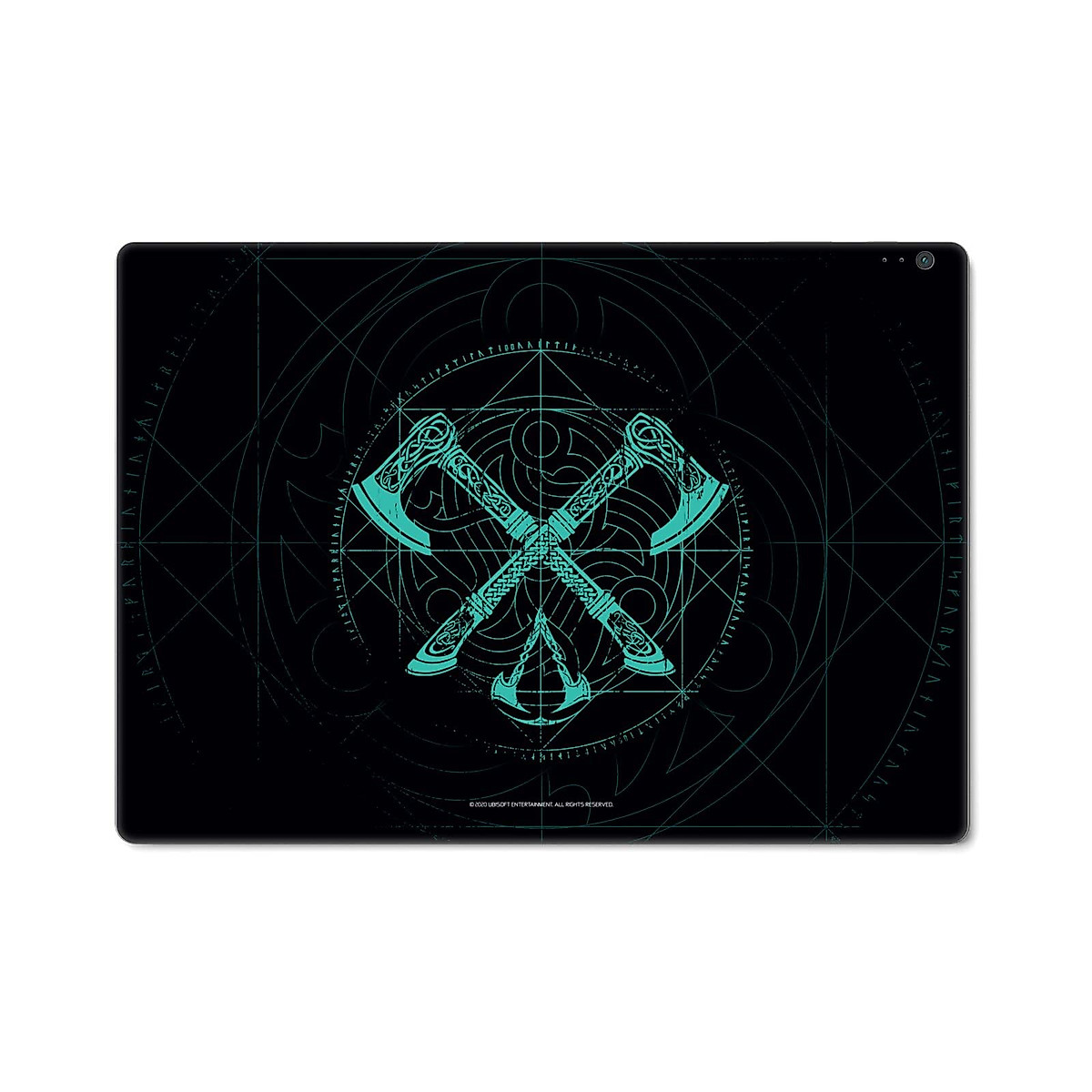 Head Case Designs Officially Licensed Assassin's Creed Dual Axes Valhalla Compositions Vinyl Sticker Skin Decal Cover Compatible with Microsoft Surface Book 2
