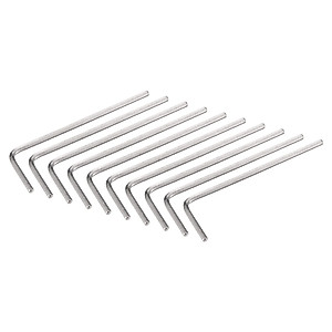 uxcell 1/16" Hex Key Wrench, L Shaped CR-V Repairing Tool 10 Pcs