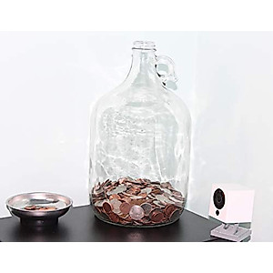 Skywin Swear Jar - Large Glass Money Jar and Adult Piggy Bank for Storing Coin & Change