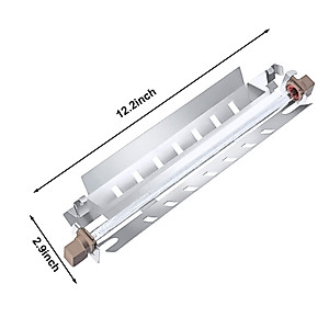 Jovitec Refrigerator Defrost Replacements, WR51X10055 Defrost Heater, WR55X10025 Temperature Sensor, WR50X10068 Defrost Thermostat Compatible with GE