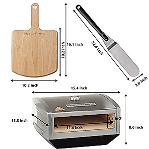BakerStone Pizza Box, Gas Stove Top Oven (Stainless Steel)