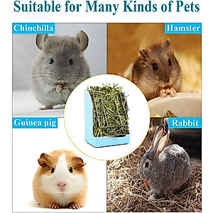 Rabbit Feeder Bunny Guinea Pig Hay Feeder Bag, Hay Guinea Pig Hay Feeder, Rabbit Feeder Fabric Bag Chinchilla Plastic Food Bowl Feeder